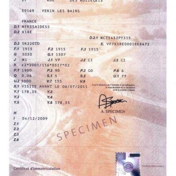 Comment lire et comprendre la carte grise de votre moto - Bretagne ...